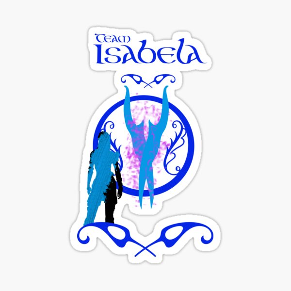 Pegatina «Isabela y sus dagas» de sorakaji | Redbubble