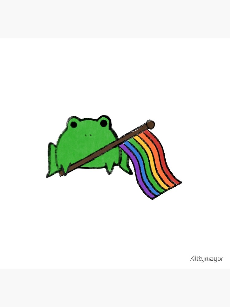 "Pride Frog - Gay" Pin for Sale by Kittymayor | Redbubble