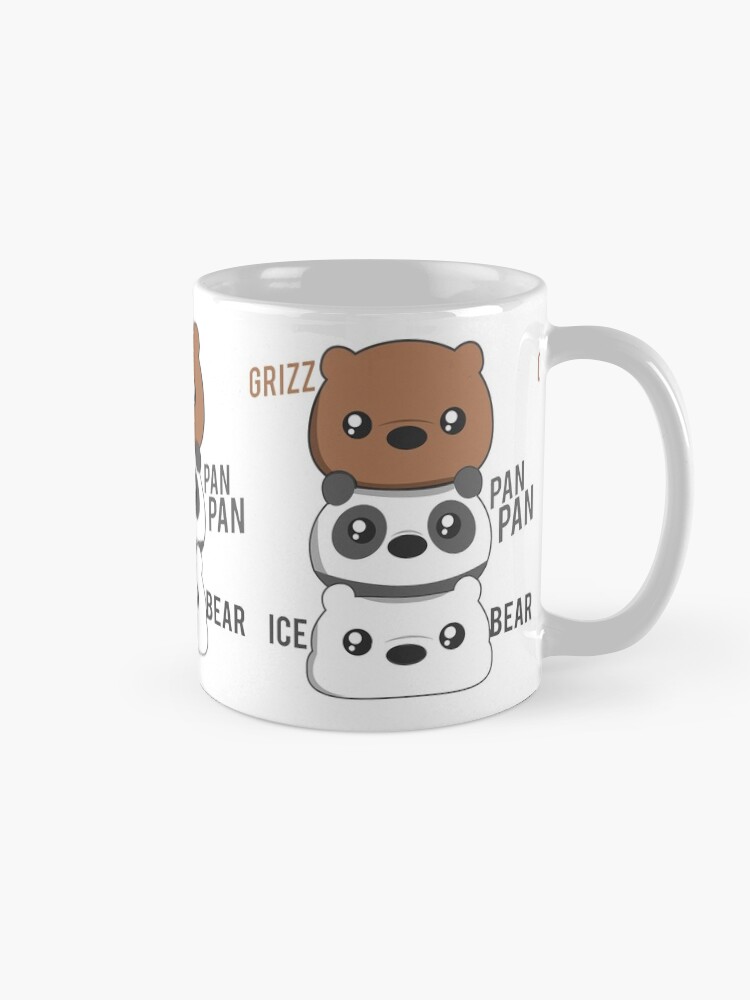Taza «Osos Escandalosos Chibi | Cute Pardo, Panda y Polar | Cartoon ...