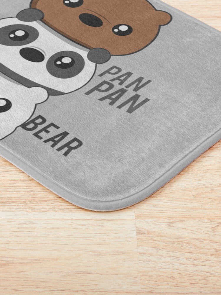 Alfombra de baño «Osos Escandalosos Chibi | Cute Pardo, Panda y Polar ...