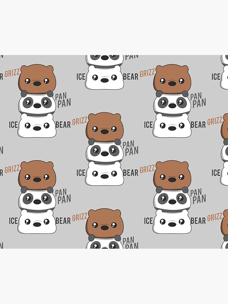 Cortina de ducha «Osos Escandalosos Chibi | Cute Pardo, Panda y Polar ...