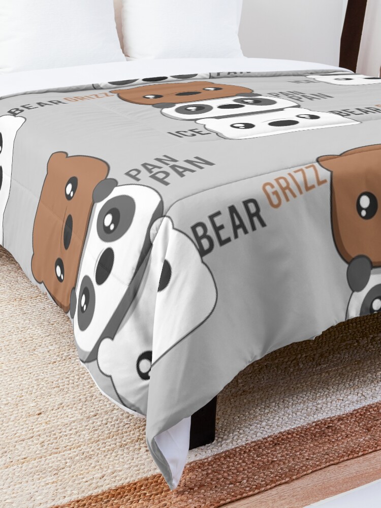 Colcha «Osos Escandalosos Chibi | Cute Pardo, Panda y Polar | Cartoon ...