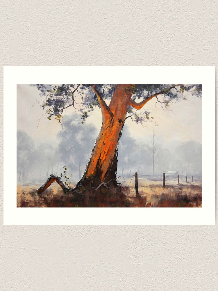 "Australian Gum Tree" Art Print by artsaus | Redbubble