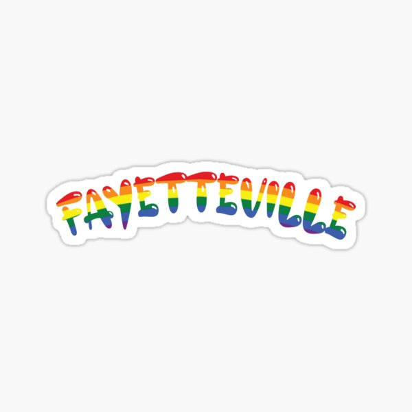 "Fayetteville Pride (North Carolina)" Sticker by Jazziejazmin94 | Redbubble
