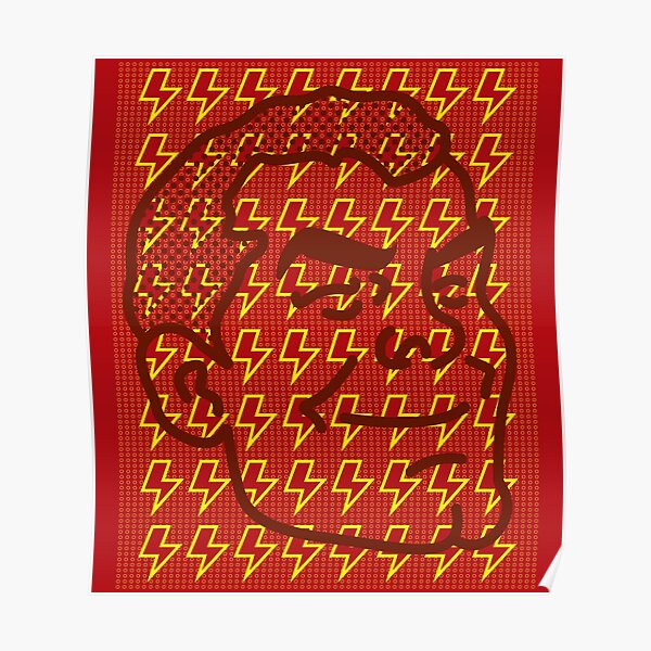 "Shazam - Face" Poster by QuadrinPosters | Redbubble