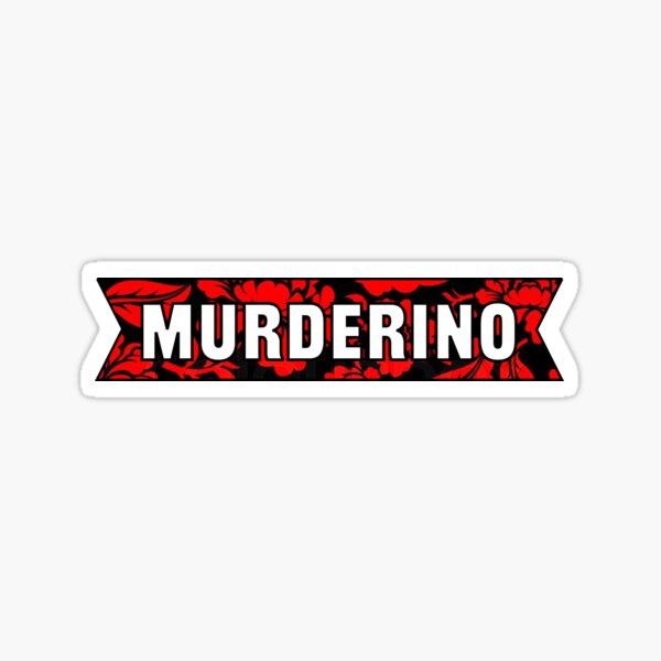 "Murderino" Sticker for Sale by Anna3321 | Redbubble
