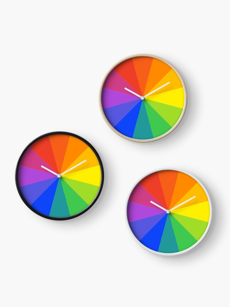 Color Wheel Clock