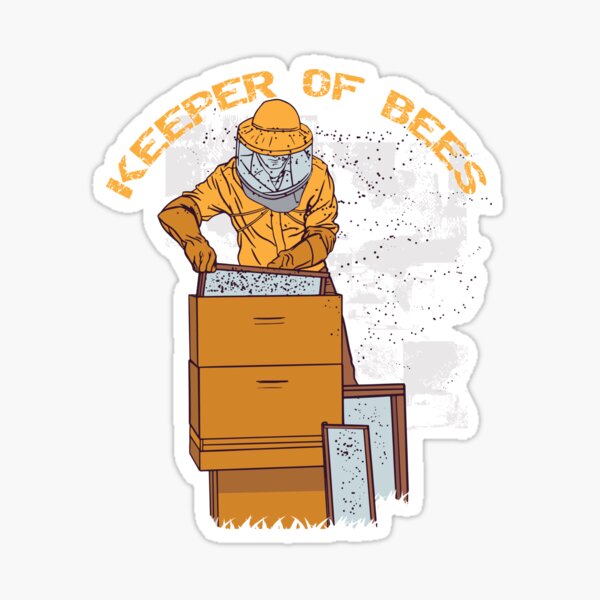 "Beekeeper: Keeper Of Bees" Sticker by C0njur0r | Redbubble