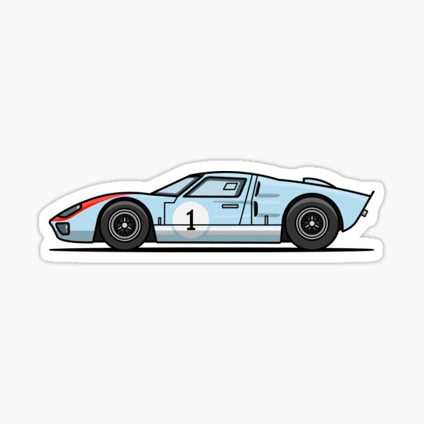 Ford Gt40 Stickers | Redbubble