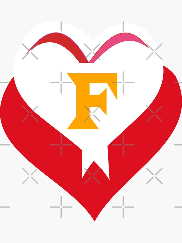 "Letter F" Sticker by chibani | Redbubble