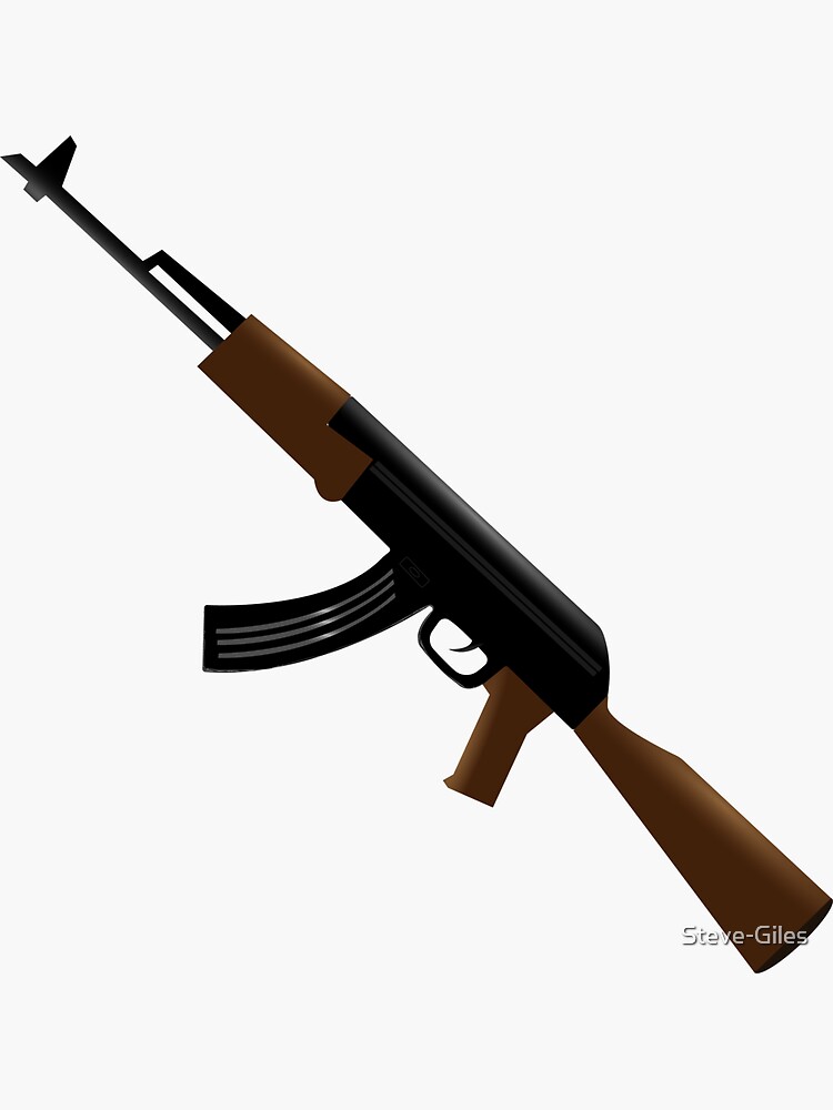 "AKM" Sticker for Sale by Steve-Giles | Redbubble