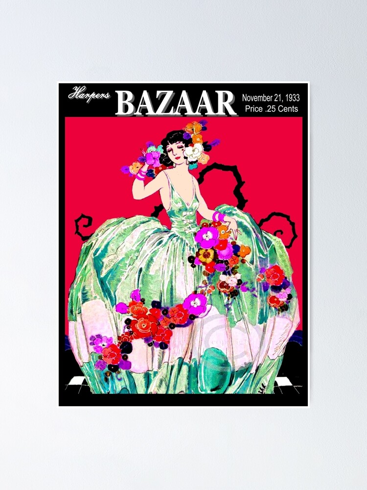" HARPERS BAZAAR : Vintage 1933 Magazine Advertising Print" Poster for ...
