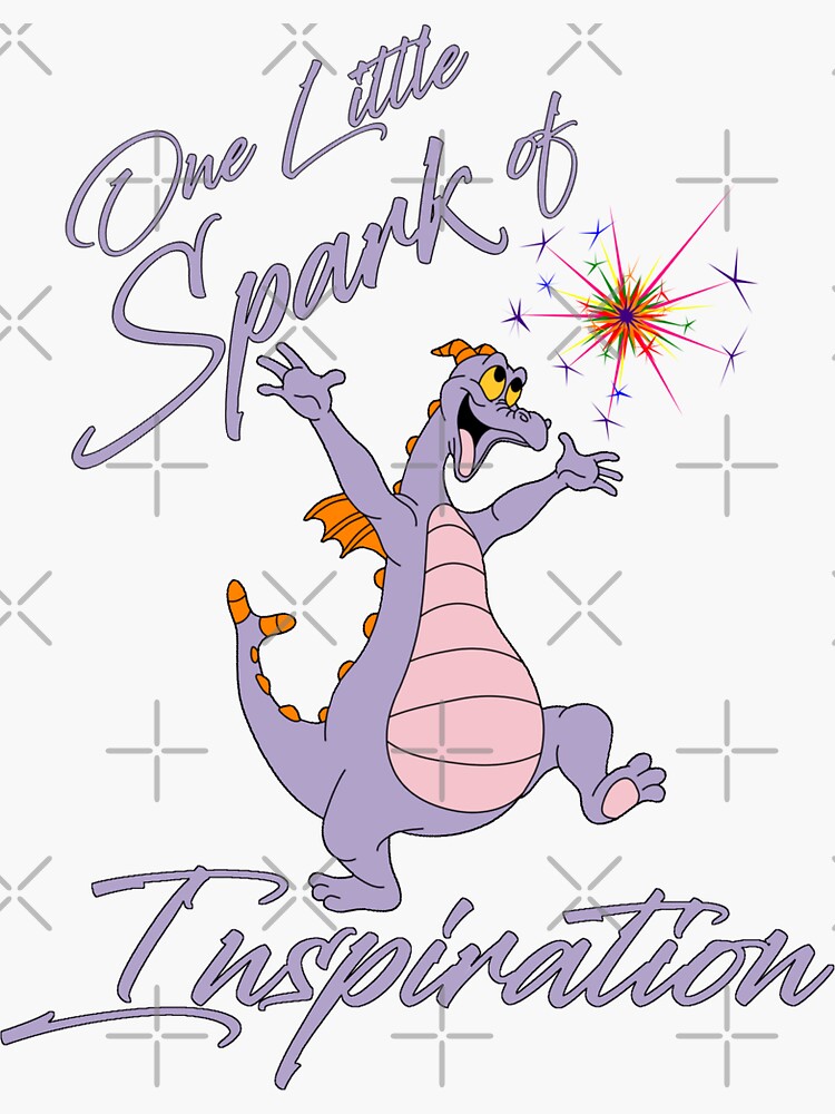 "Figment One Little Spark" Sticker for Sale by MPopsMSocks | Redbubble