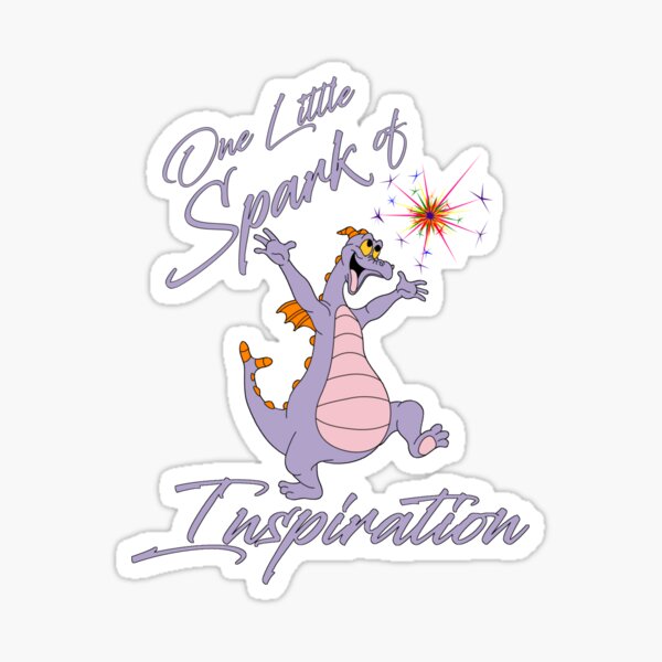 "Figment One Little Spark" Sticker for Sale by MPopsMSocks | Redbubble