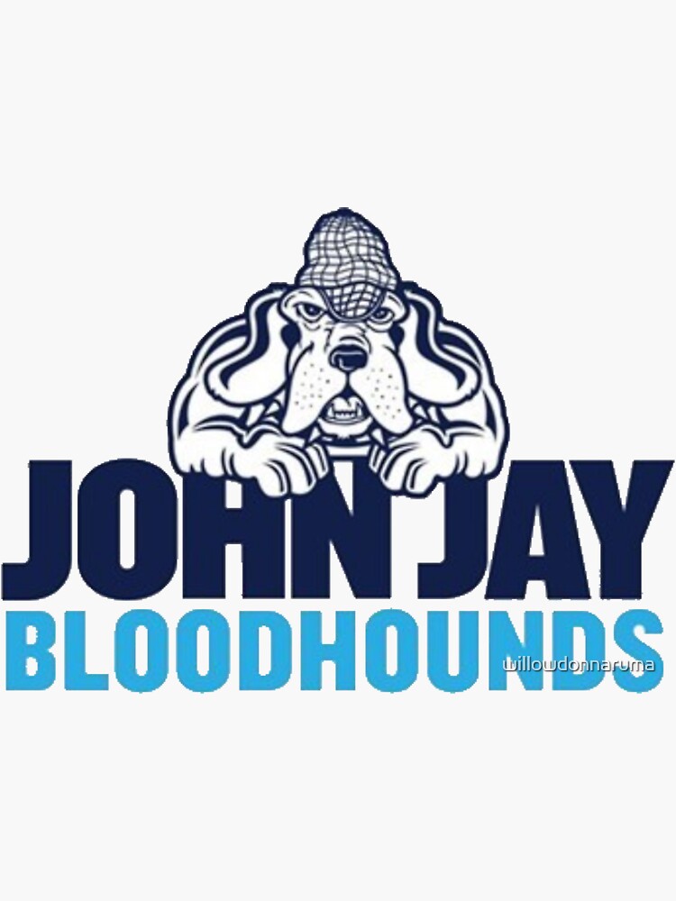 "John Jay Logo " Sticker for Sale by willowdonnaruma | Redbubble