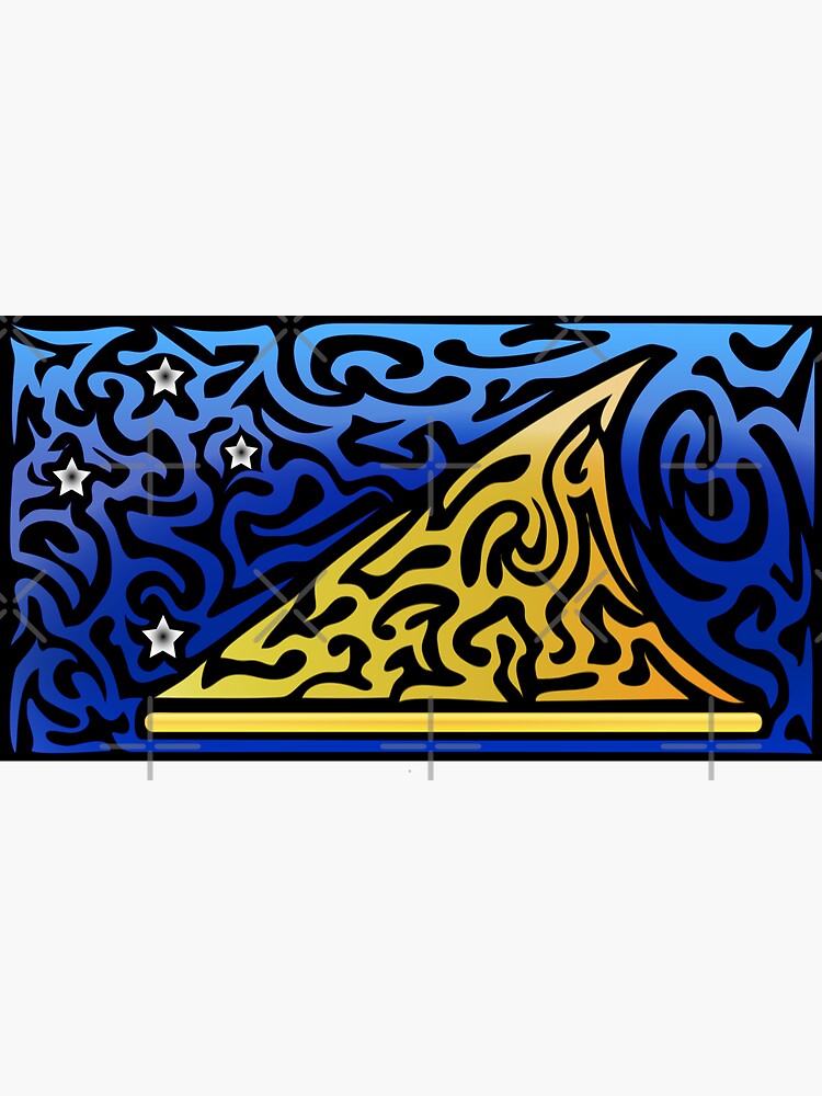 "Crazy Flag # 231" Sticker by Vanwizle | Redbubble