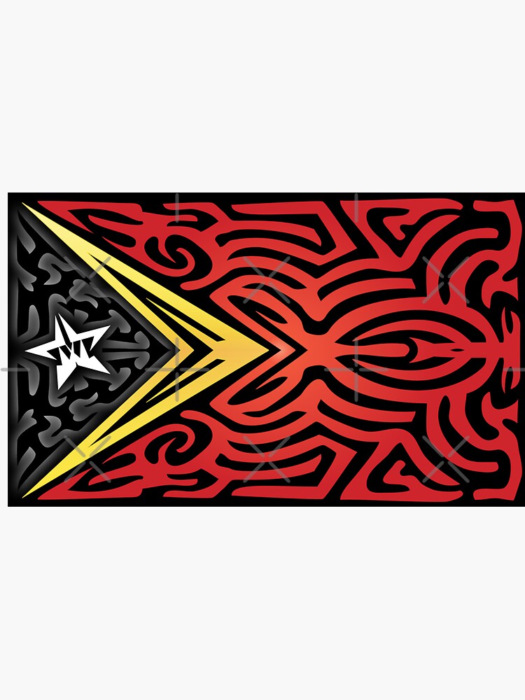 "Crazy Flag # 229" Sticker for Sale by Vanwizle | Redbubble