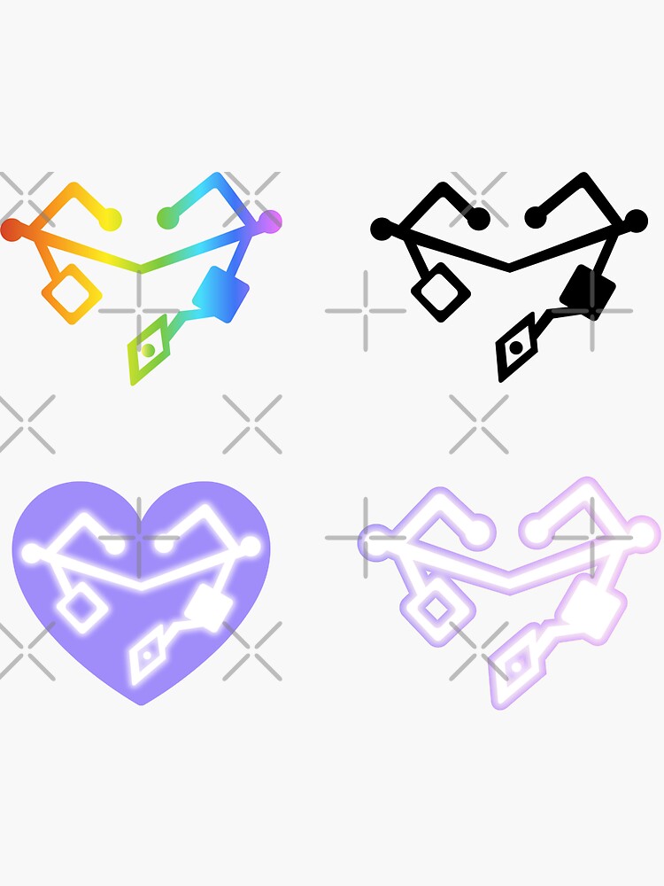 "She Ra Heart in First Ones Language Multipack" Sticker for Sale by ...