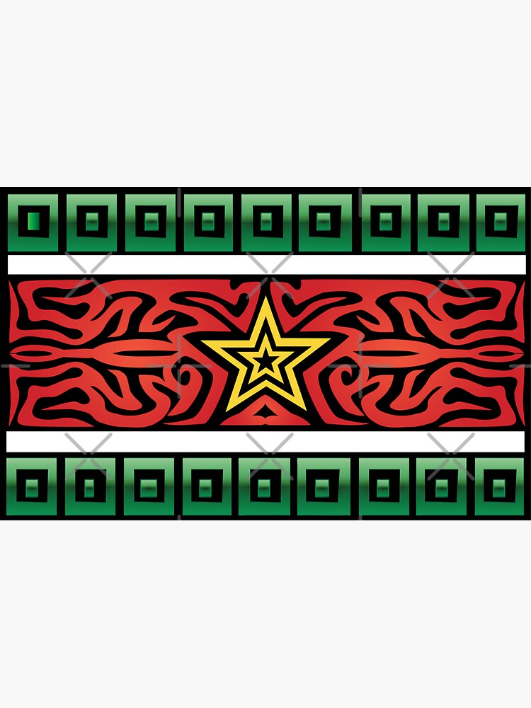 "Crazy Flag # 219" Sticker by Vanwizle | Redbubble