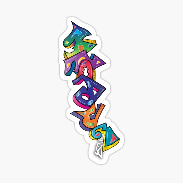 "Skateboard Language " Sticker by Vanwizle | Redbubble