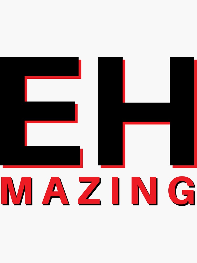 "Eh Mazing" Sticker for Sale by StephParker | Redbubble