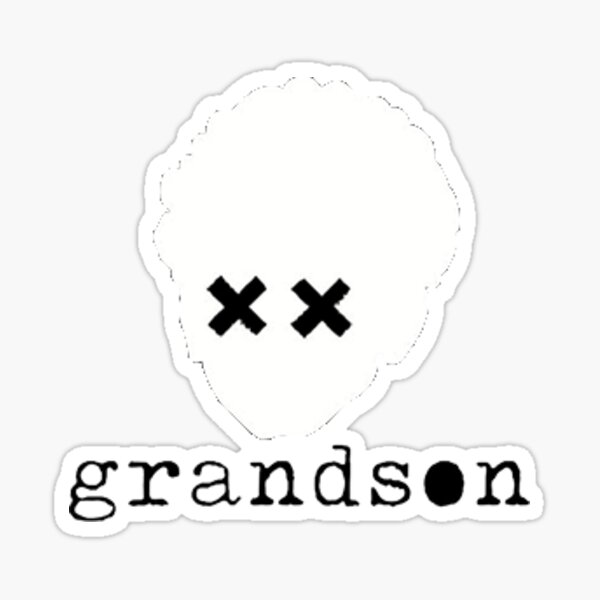 "Grandson Logo Design" Sticker for Sale by Awoody76 | Redbubble