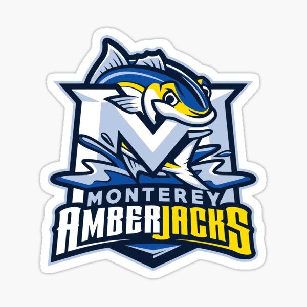 "LOGO Monterey Amberjacks " Sticker for Sale by bebe343 | Redbubble