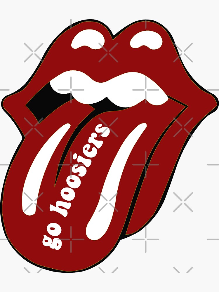 "Indianna University IU lips" Sticker for Sale by laurennassii | Redbubble