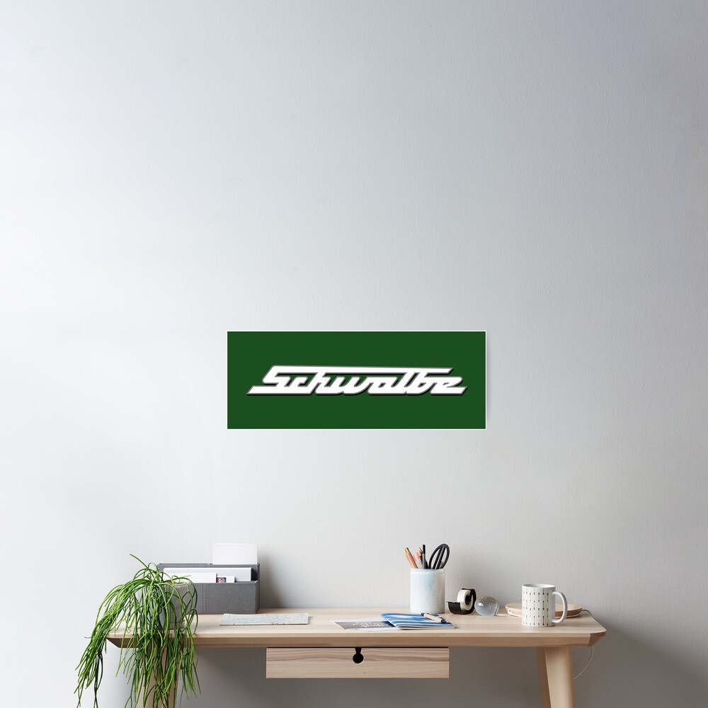 "Simson Schwalbe Logo" Poster von GetThatCar | Redbubble
