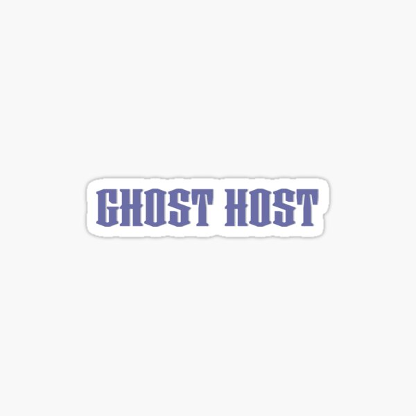 "Haunted Mansion Ghost Host" Sticker for Sale by carleecolors | Redbubble