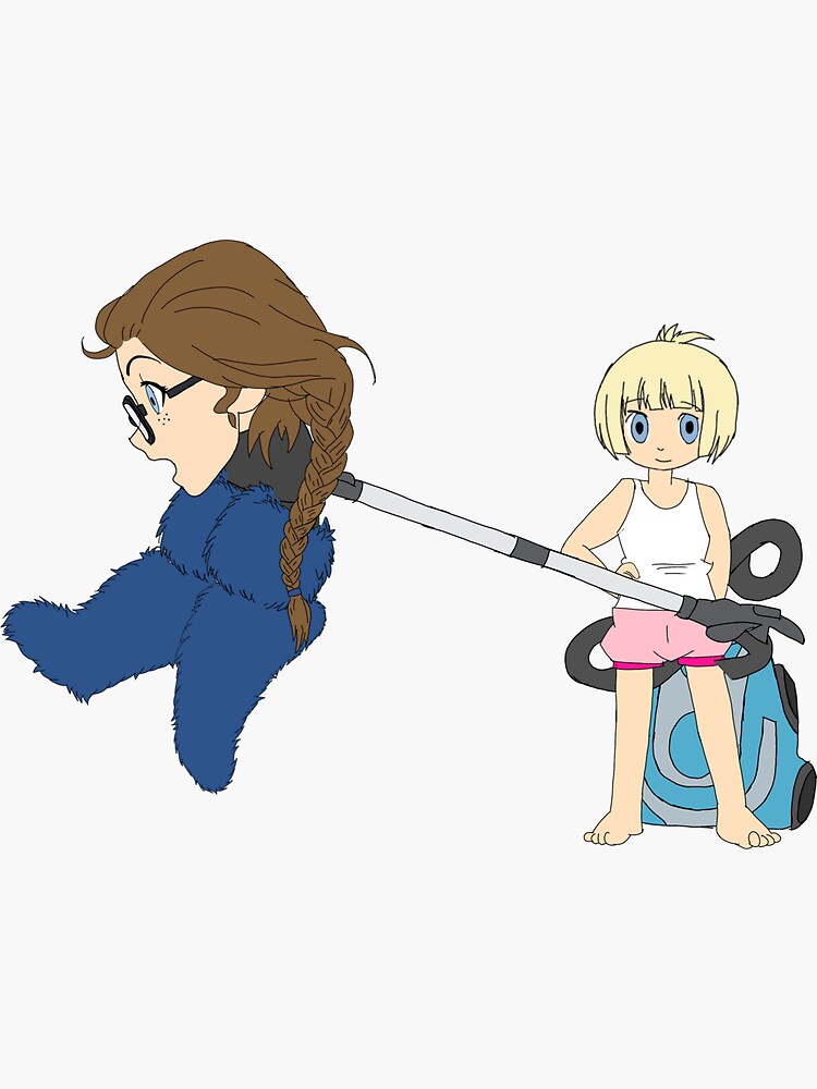 "FuzzBuster" Sticker for Sale by MisAdvofApril | Redbubble