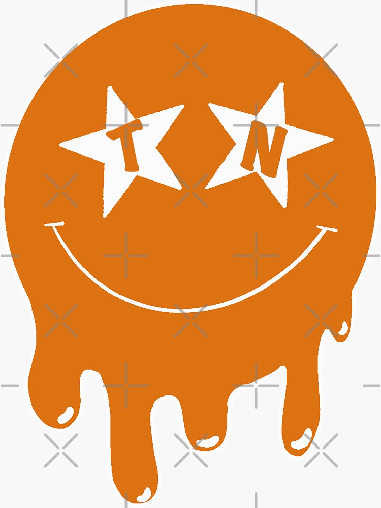 "Tennessee Smiley" Sticker for Sale by smstickersx | Redbubble
