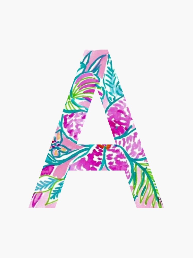"A Initial Sticker" Sticker by jenniferlewis11 | Redbubble
