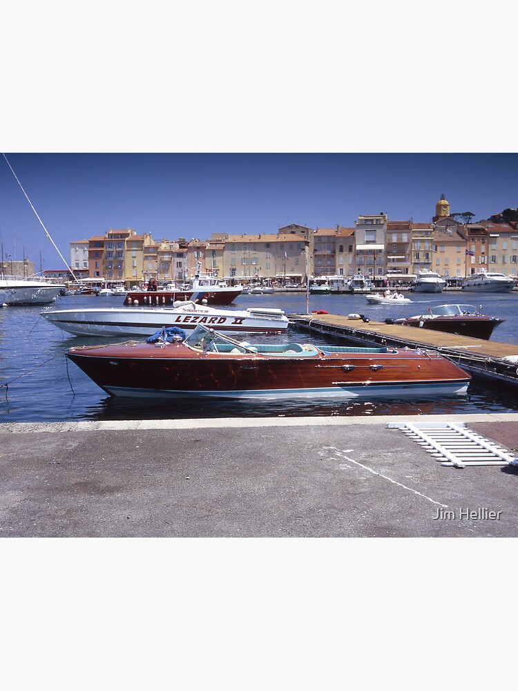 Riva Motor Launch St Tropez Premium Matte Vertical Poster