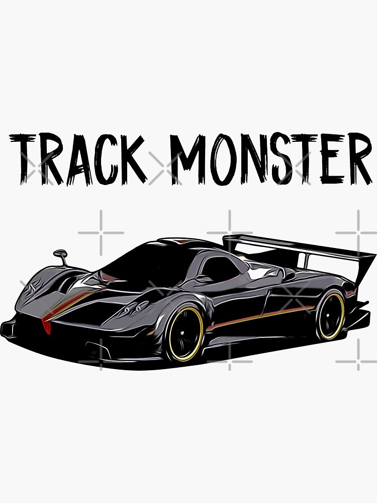 "Carbon Fiber Zonda R Front Side" Sticker by keithlow1998 | Redbubble