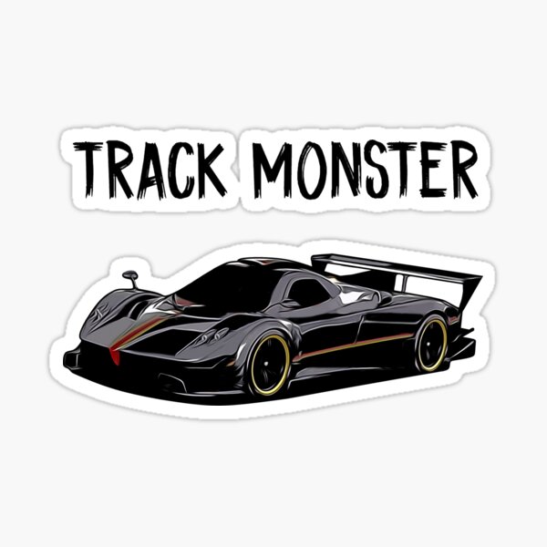 "Carbon Fiber Zonda R Front Side" Sticker by keithlow1998 | Redbubble