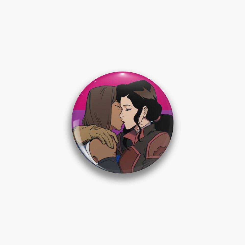 "Korrasami Kiss" Sticker for Sale by halfterlife | Redbubble