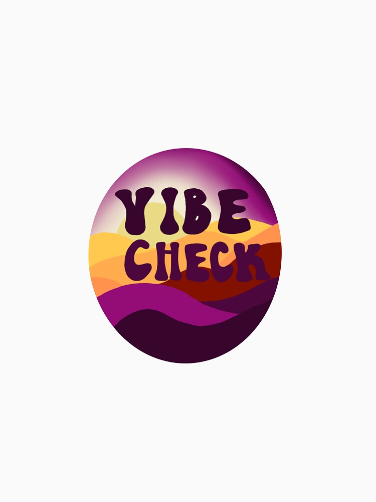 "Vibe Check Sunset Sticker" T-shirt by taiytaiy123 | Redbubble | vibe ...