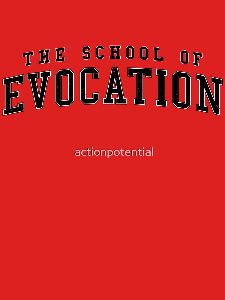 "School Pride: Evocation" T-shirt for Sale by actionpotential ...