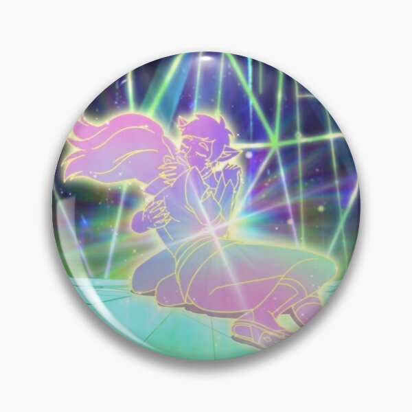 "Catradora rainbow kiss" Pin for Sale by halfterlife | Redbubble