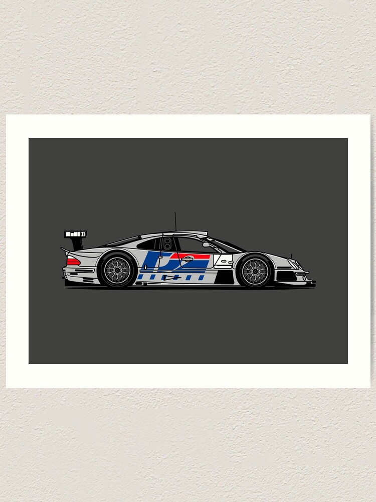 "CLK GTR Race Car" Art Print by nutandbolt | Redbubble