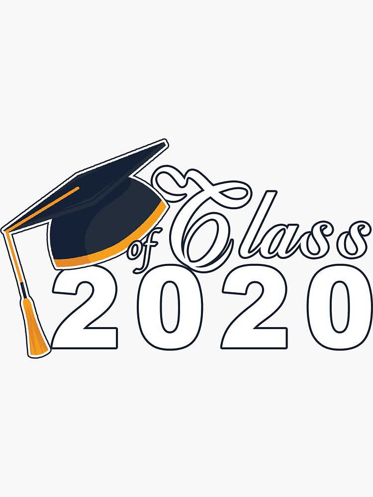 "Class of 2020. Graduation Year 2020" Sticker for Sale by nadimgouia ...