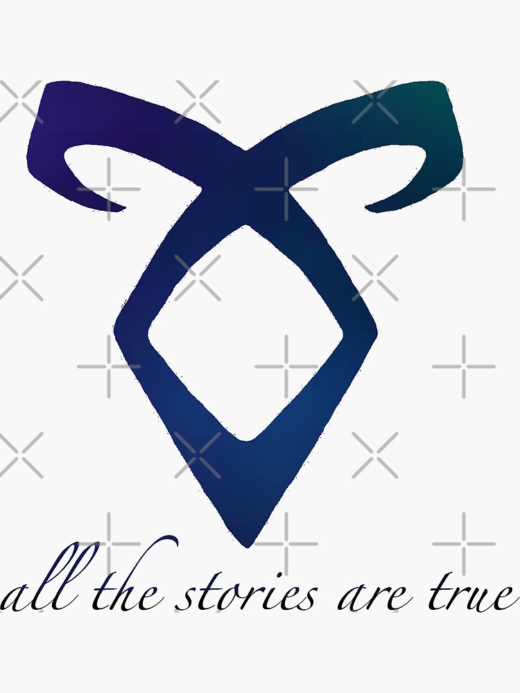 "Shadowhunters Angelic Rune" Sticker for Sale by runnerdemigod | Redbubble