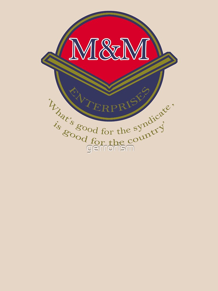 "M & M Enterprises" T-shirt for Sale by gerrorism | Redbubble | catch 22 t-shirts - twenty two t ...