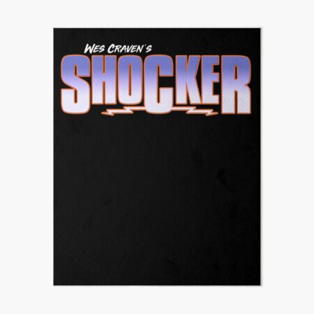 "Shocker Logo - Shocker（1989）☆VHSGasm Video☆ | HORROR MERCH" Art Board ...