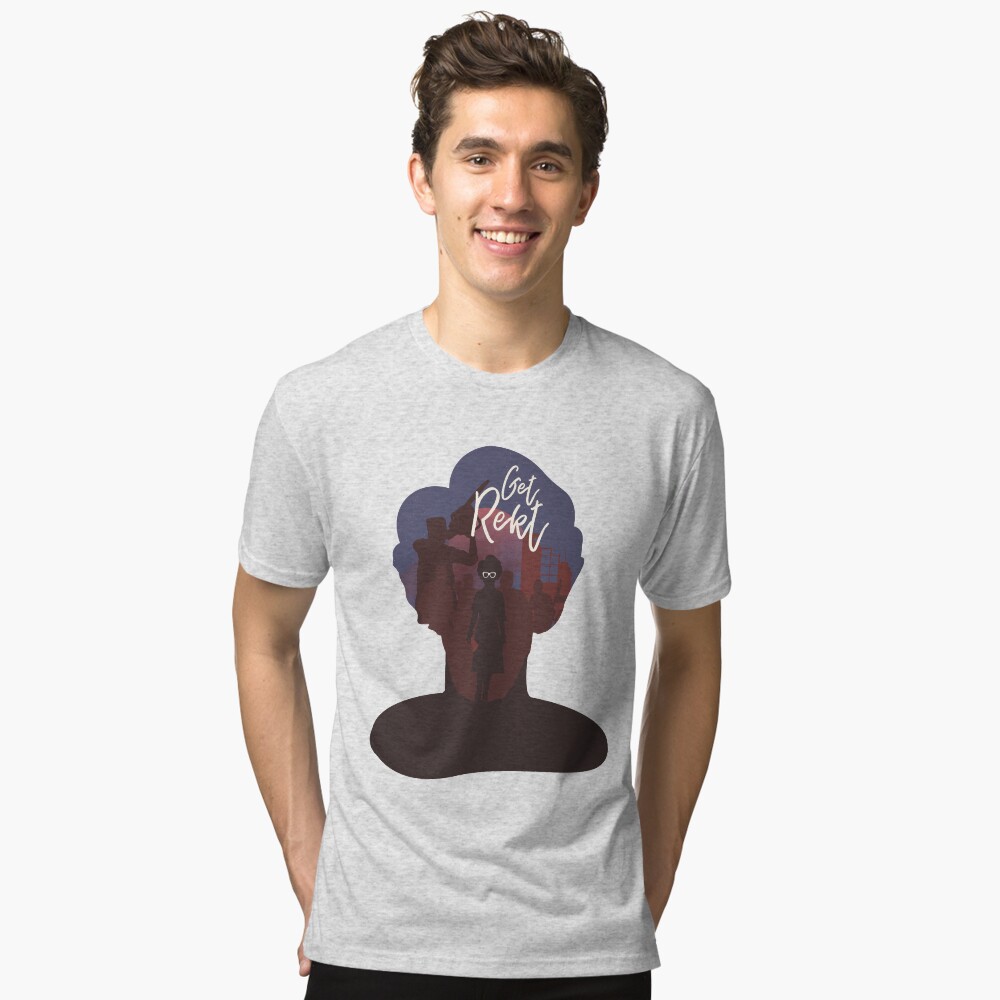 "Get Rekt" Sticker for Sale by GrannyDearest | Redbubble