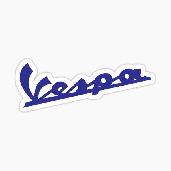 "Vespa Logo" Sticker by StWalrus | Redbubble