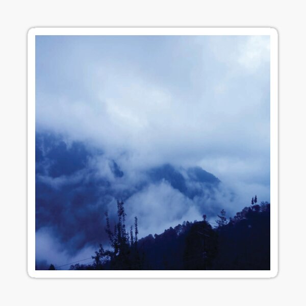 "cloud and fog" Sticker for Sale by Abharan | Redbubble