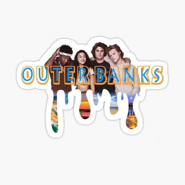 "Outer Banks | JJ, John b, Sarah & Pope" Sticker for Sale by Saifandi ...