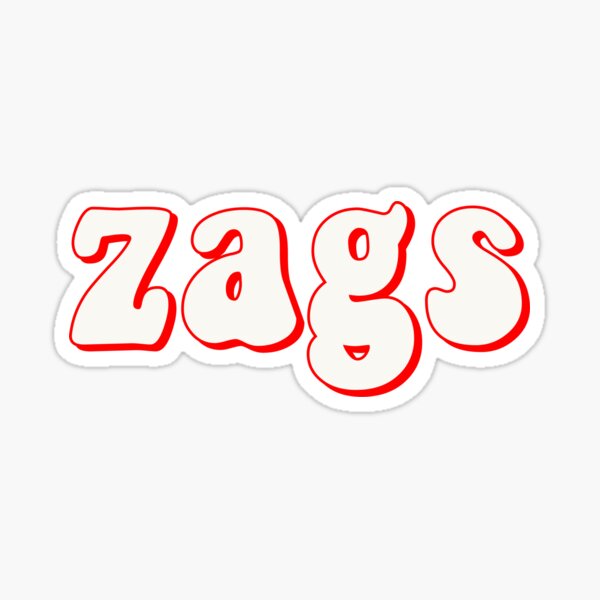 "Gonzaga University Bulldogs "Zags"" Sticker for Sale by natannc ...